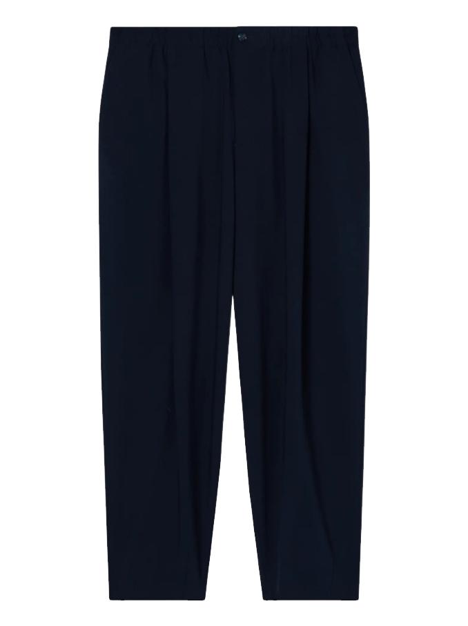 GIORGIO ARMANI Giorgio Armani Pleated Elastic-Waist Trousers